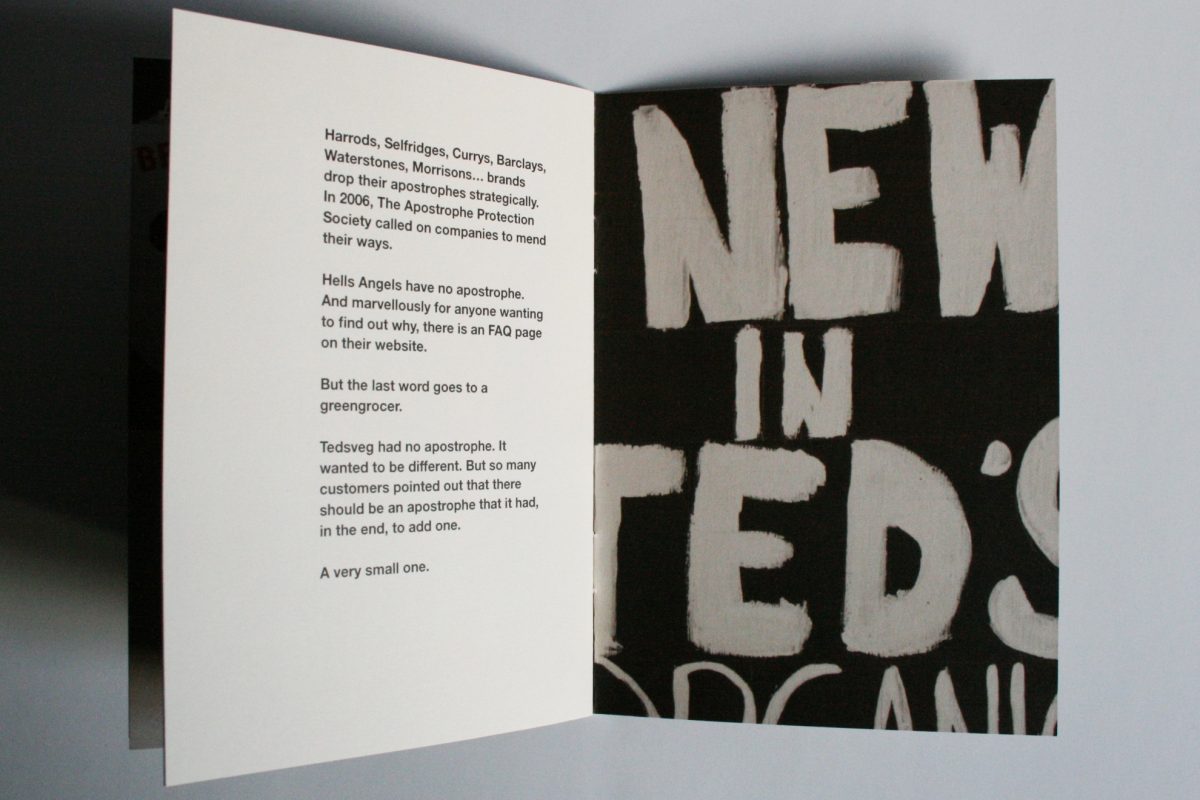 Apostrophe – a studio book – Lydia Thornley