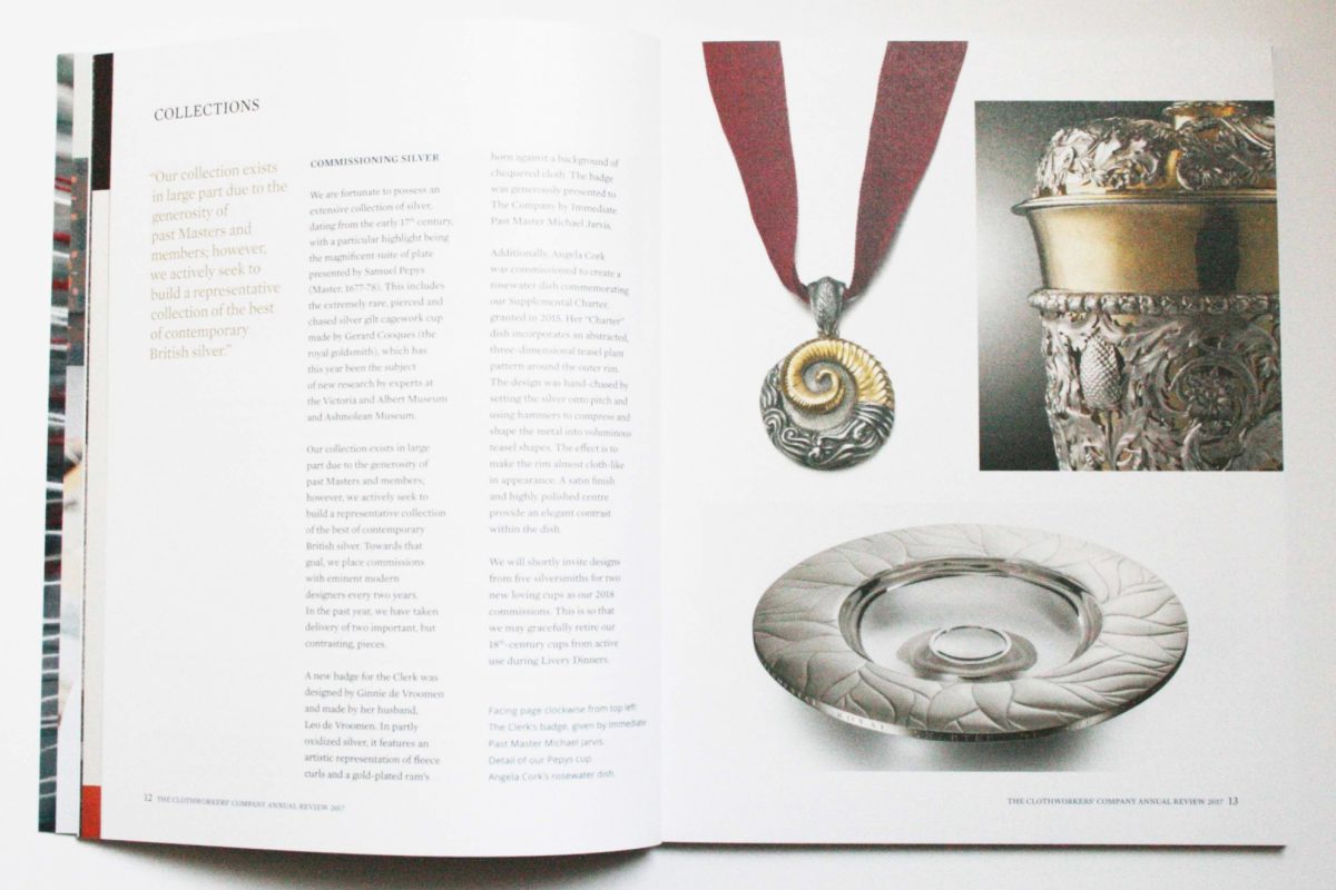 The Clothworkers’ Company and Clothworkers’ Foundation – Lydia Thornley