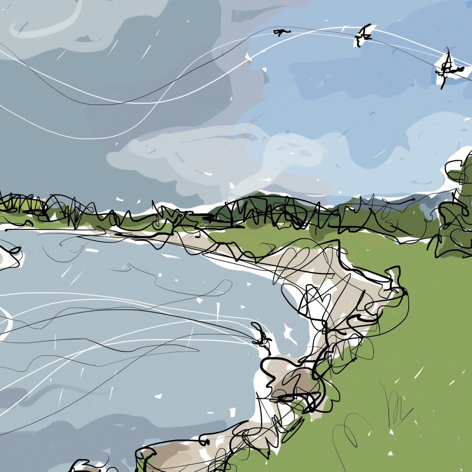 Cody Dock Live community mural – Lydia Thornley